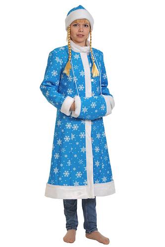 Костюм Снегурочки бирюзовый средний M (46-48) (ID#9072622), цена: 2800 ...