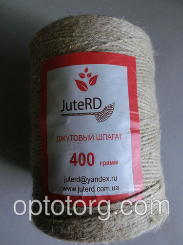 Джутовая веревка 100% лен 360 м*400 грамм (ID#4483324), цена: 48.50 грн ...